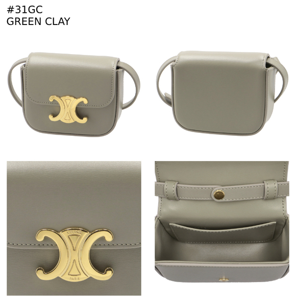 Celine | Bags | Celine Mini Triomphe Shoulder Bag Black | Poshmark